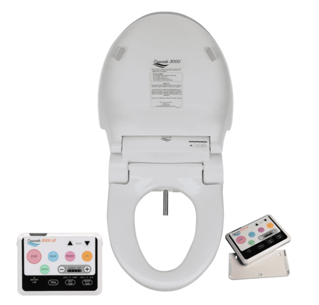 Cascade 3000 bidet seat (ROUND) - Health At Home Inc.
