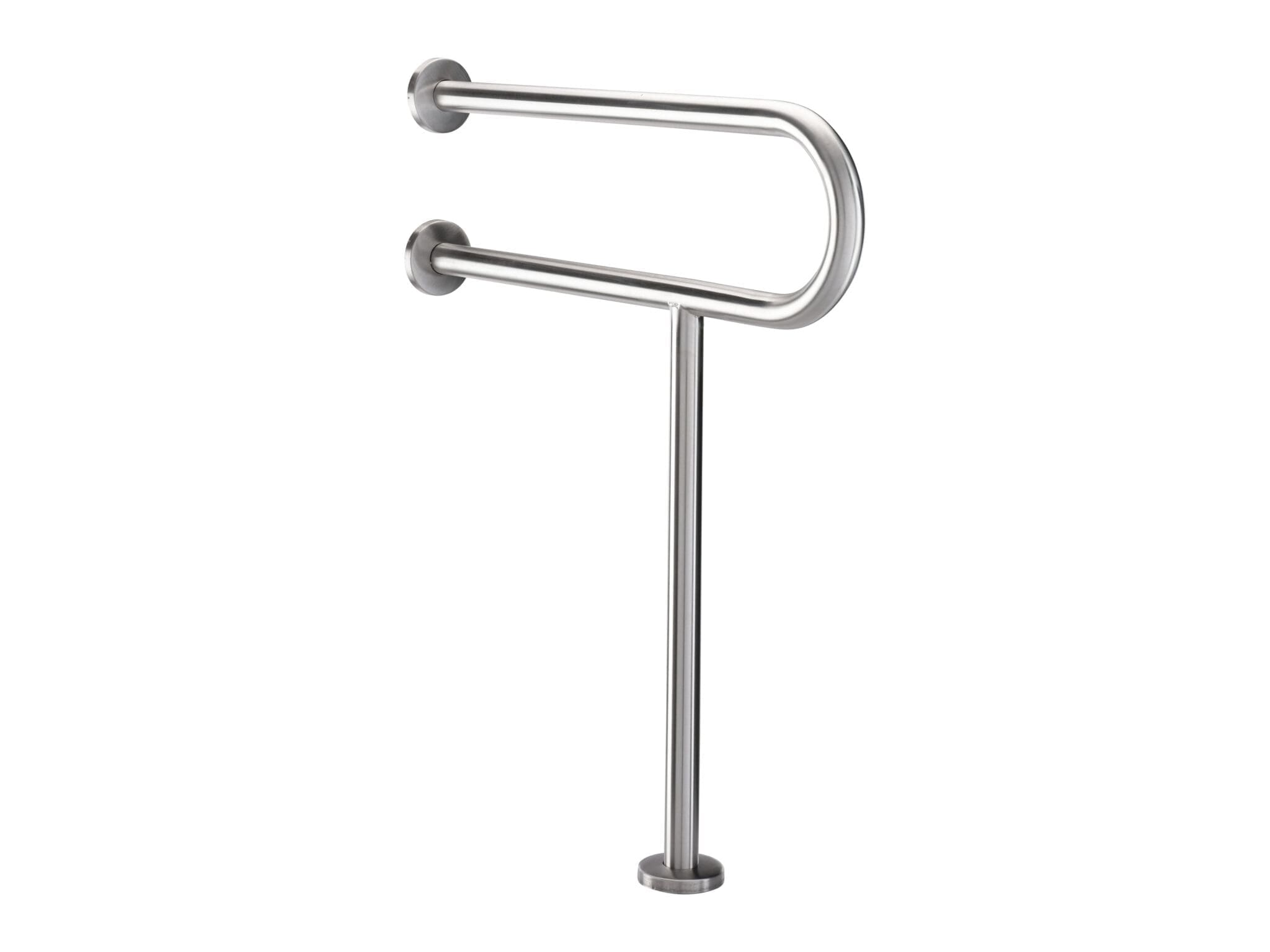 Brushed wall to floor safety support bar - Health At Home Inc.
