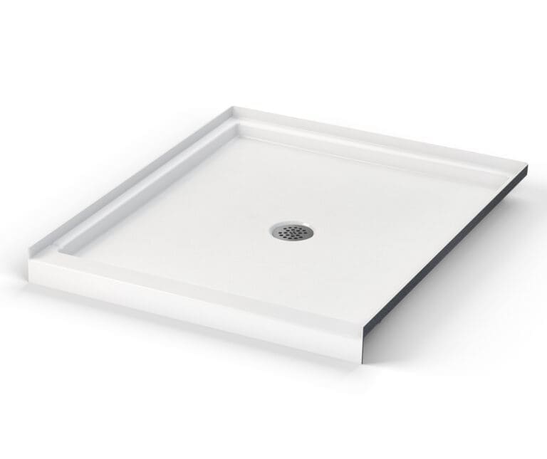 36 x 42 " Low-threshold shower base with center drain - Health At Home Inc.