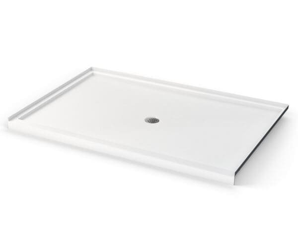 72 x 48 " Low-threshold shower base with center drain - Health At Home Inc.